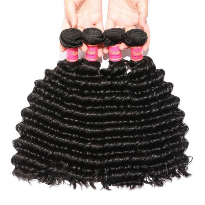 Nadula Deep Wave HD Lace Closure 5x5 With Bundles 12 Inch -26 Inch Deep ...