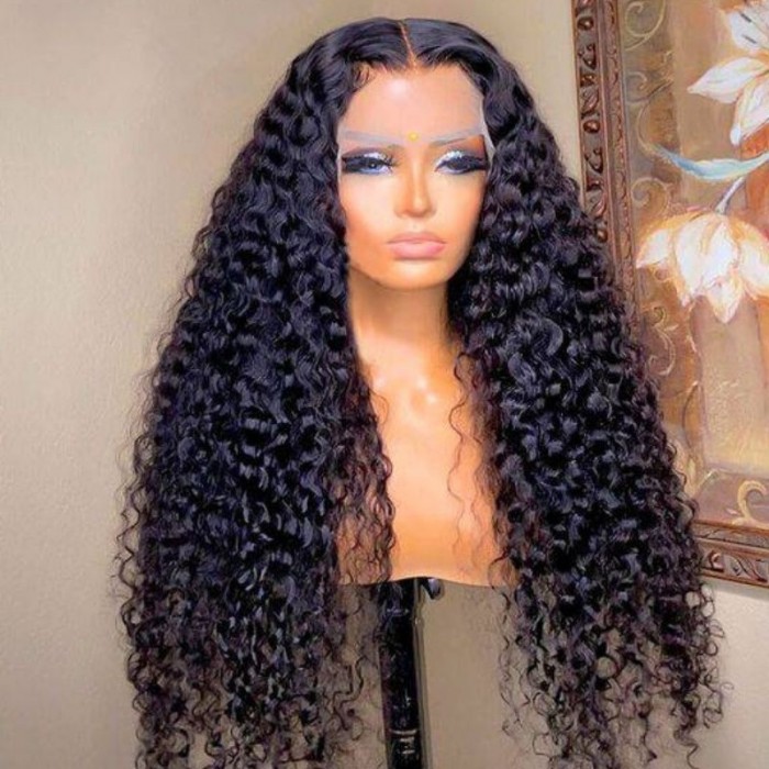 Nadula Natural Lace Frontal Wigs Jerry Curly Wig with Normal Edges or ...