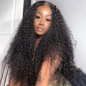 Realistic kinky Curly Edge Wigs With 4C Hairline | Nadula