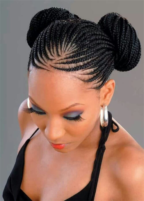 12 Wonderful Braided Buns For Black Women Blog Nadula